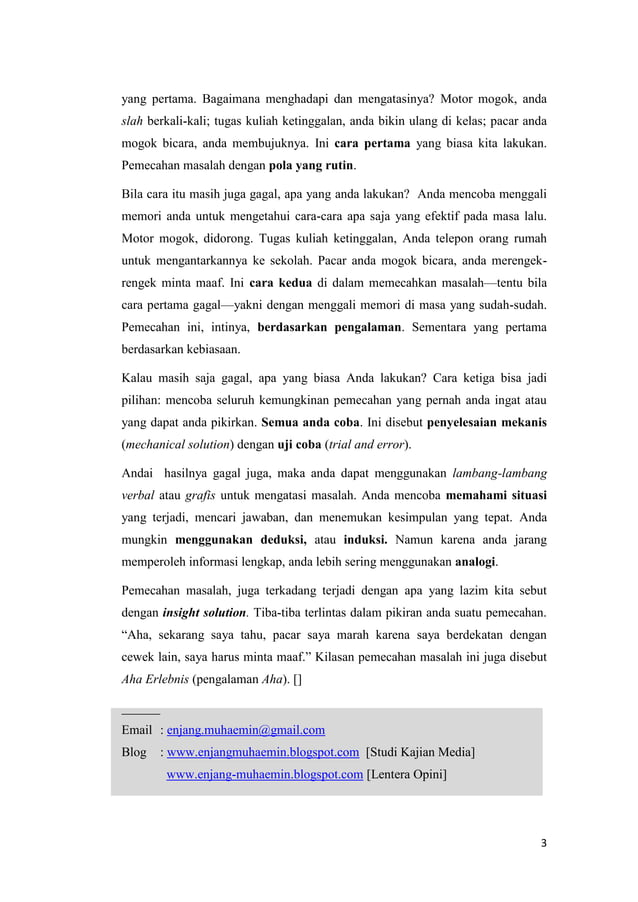 Problem Solving | DOCX