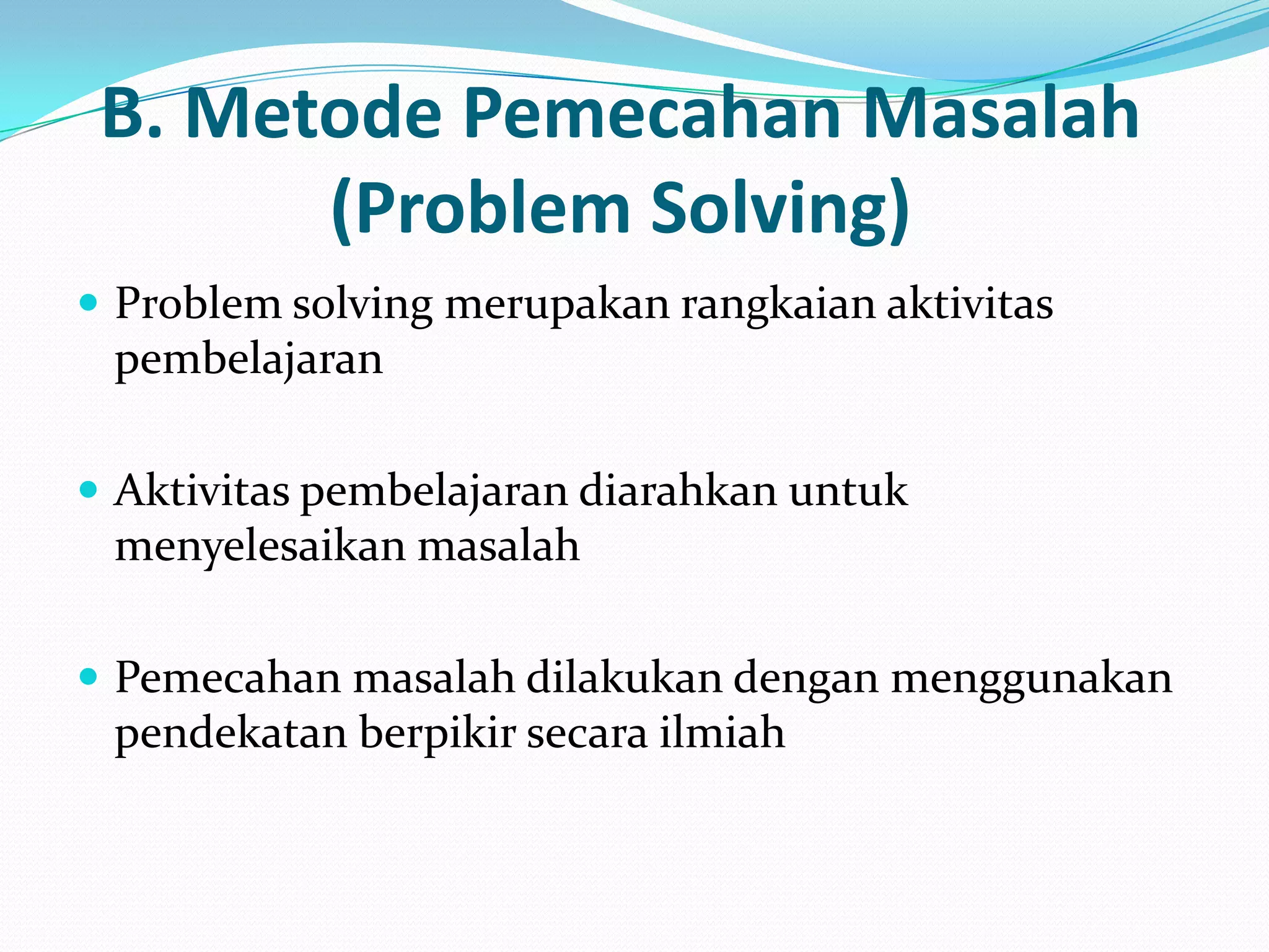 Problem solving | PPTX