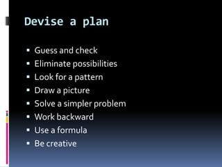 Problem solving | PPT