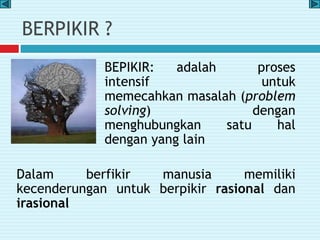 05 Problem Solving (Kewirausahaan) | PPTX