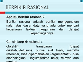 05 Problem Solving (Kewirausahaan) | PPTX
