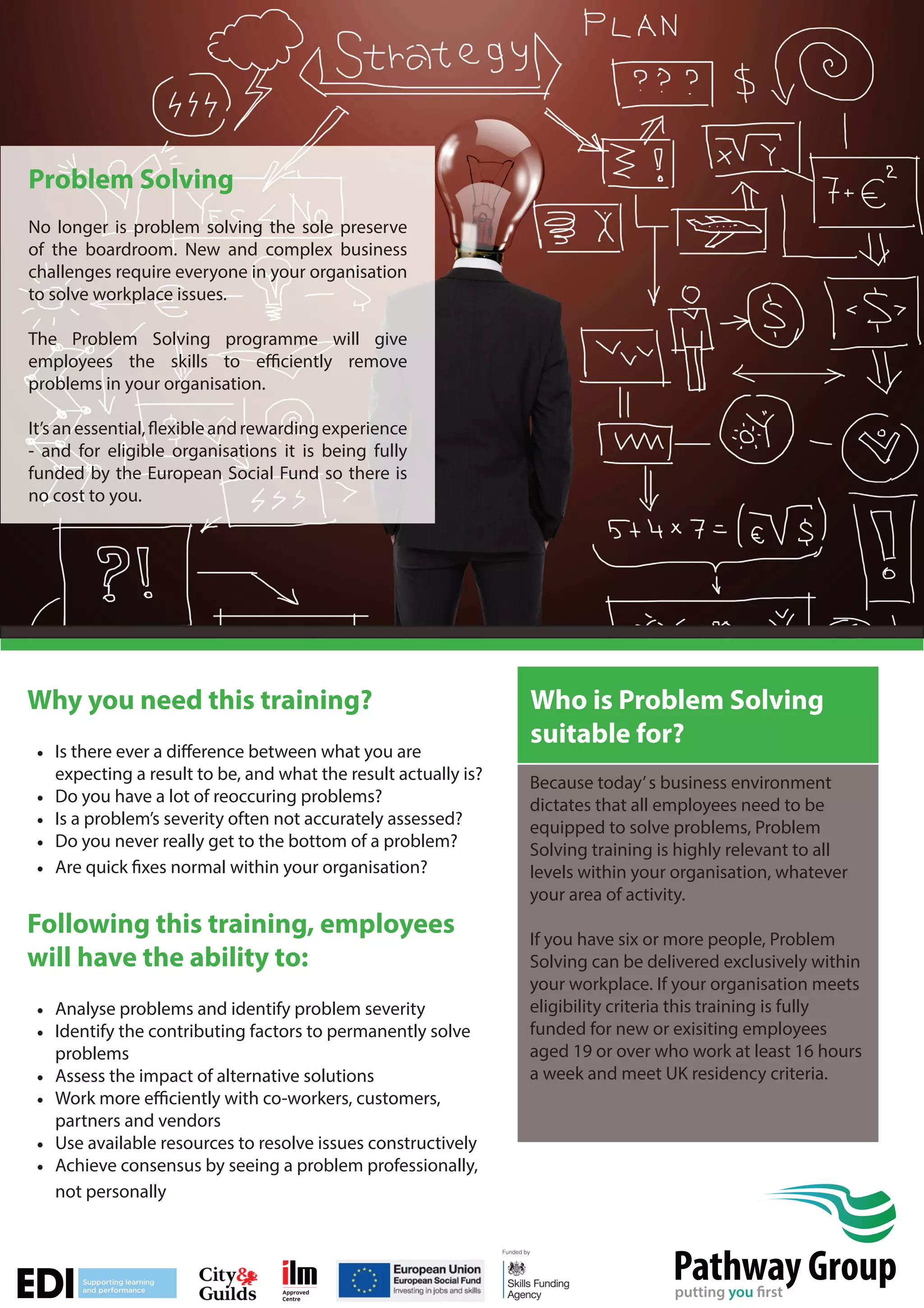 Problem Solving Training | PDF | Business | Business and Finance