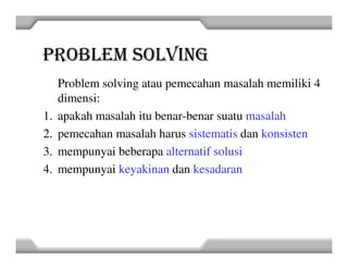 Problem Solving | PDF