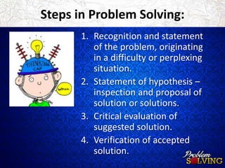 Problem solving | PPT