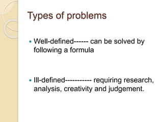 Problem Solving - 1 | PPTX | Careers