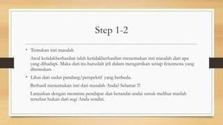 Problem solving | PPTX