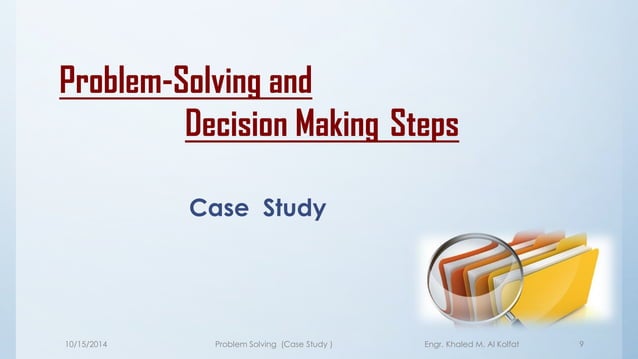 Problem solving case study | PDF