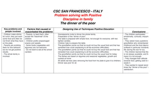 Problem solving with Positive Discipline - 2 | PPT