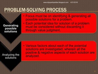 Problem solving | PPSX