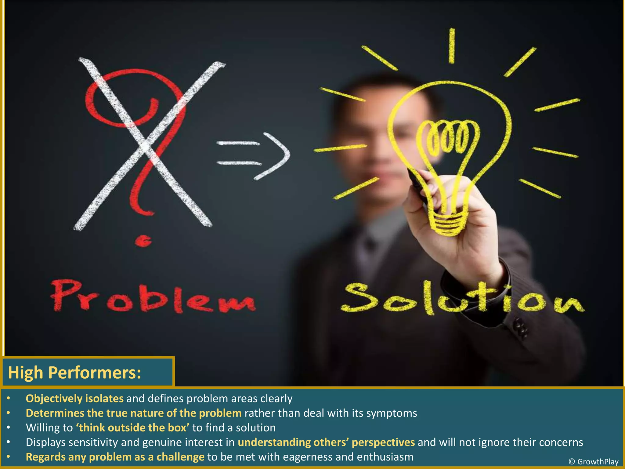 Talent Snapshot Competency of the Month: Problem solving | PPTX