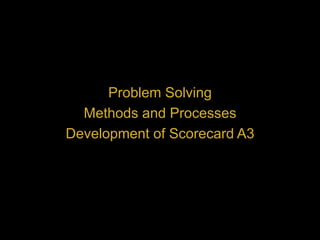 Problem solving | PPTX