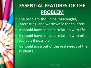 Problem solving method | PPT
