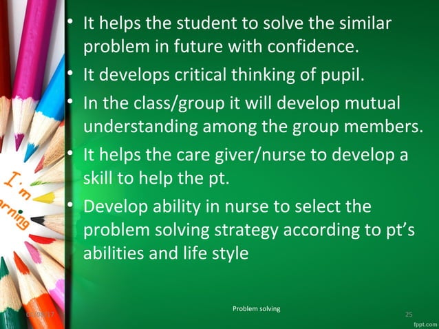 Problem Solving Method Ppt Educational Assessment Education 0157