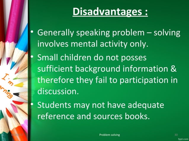 Problem Solving Method Ppt 