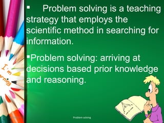 Problem solving method | PPT