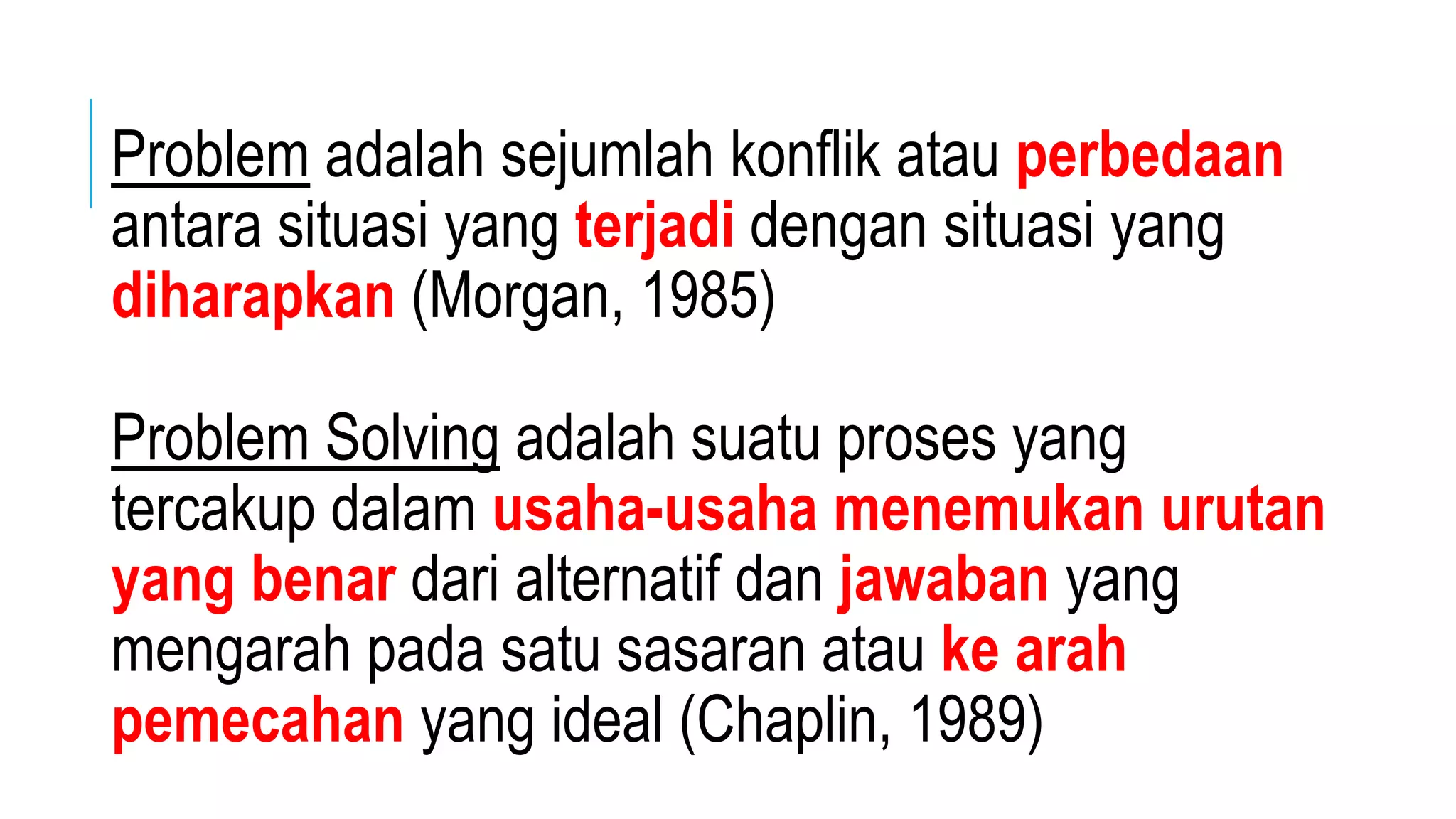 Problem solving | PPTX