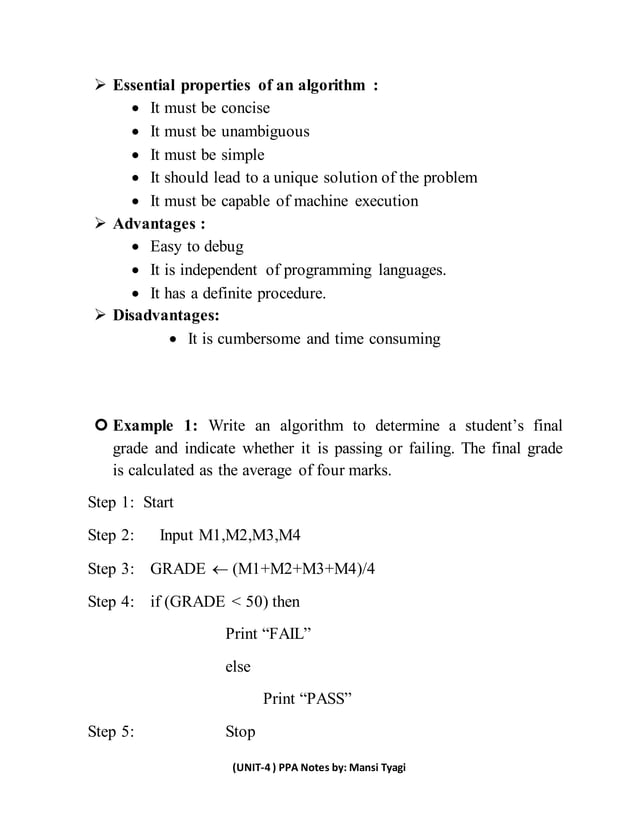 Problem Solving Unit 4 C Programming Bca I Sem Docx Computing Technology And Computing