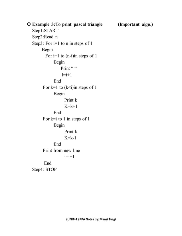 Problem Solving Unit 4 C Programming Bca I Sem Docx Computing Technology And Computing
