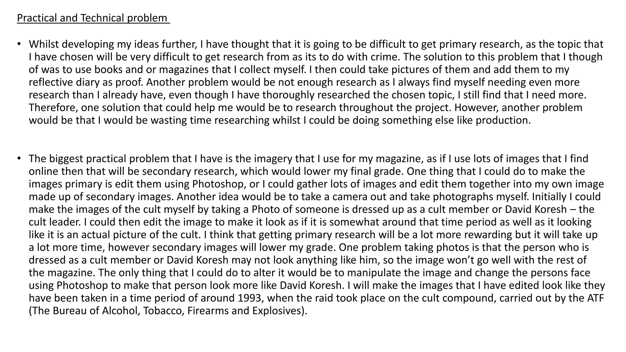 Problem solving ( part of college project) | PPT