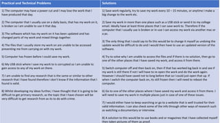 Problem solving ( part of college project) | PPT