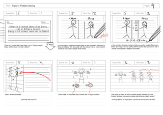Problem solving - Math animation storyboard | PPT