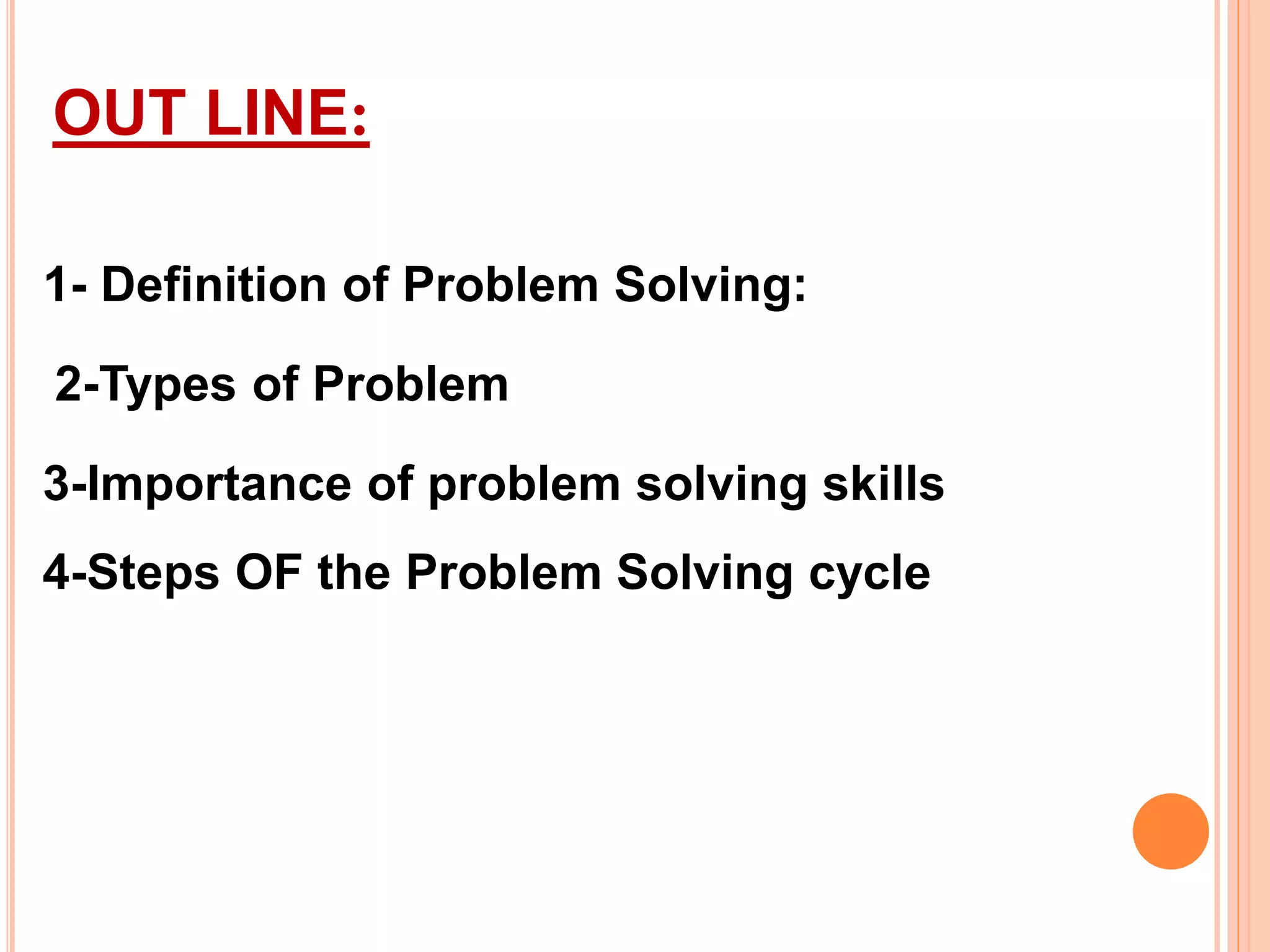 Problem solving | PPTX