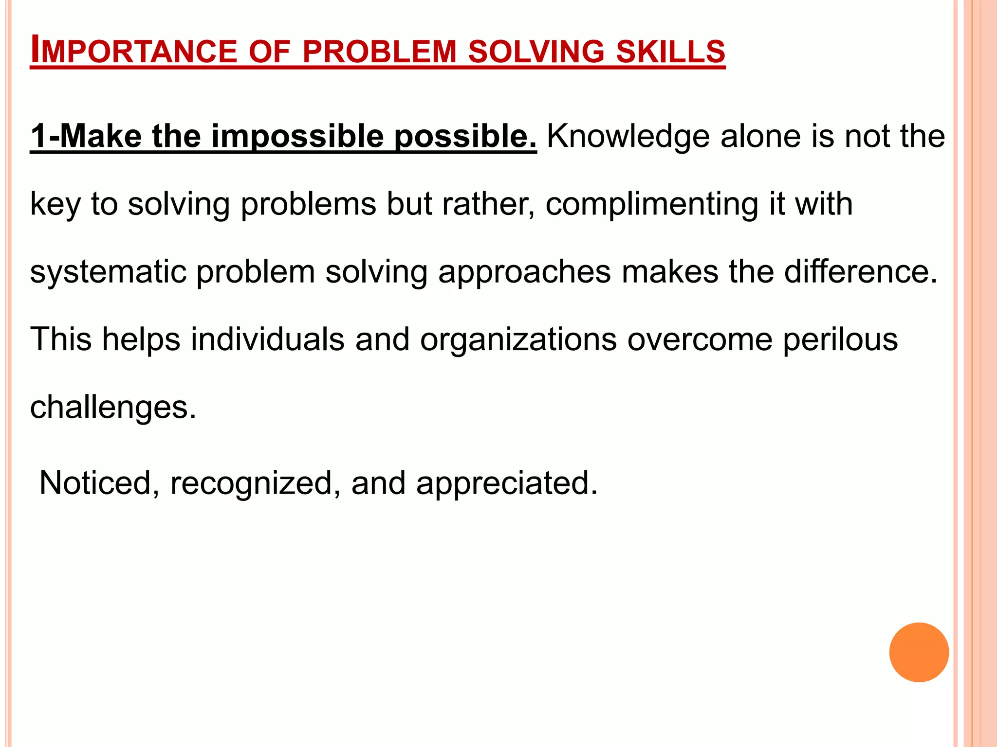 Problem solving | PPTX