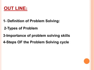 Problem solving | PPTX