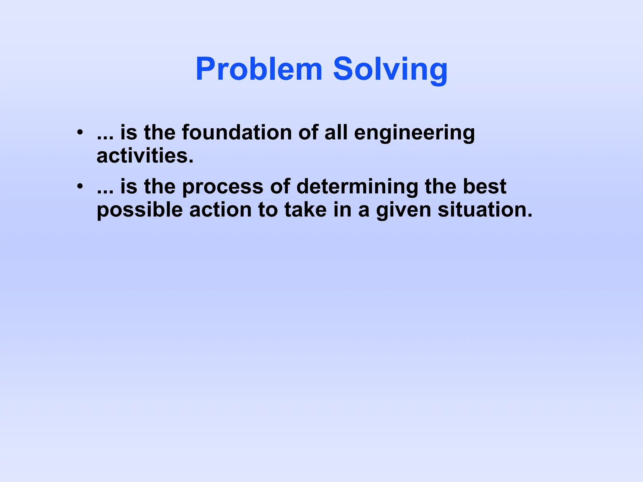 ProblemSolving for engineering presentation.ppt