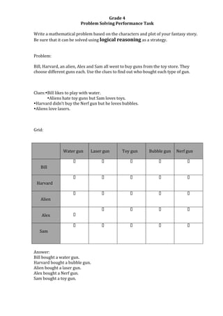 Problem solving 5x5 grid | PPT