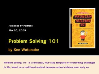 แก้ปัญหาแบบเด็กญี่ปุ่น Problem solving 101 | PPT