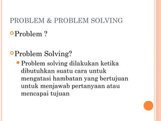 Problem solving2 | PPT