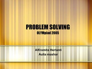 Problem Solving | PPTX