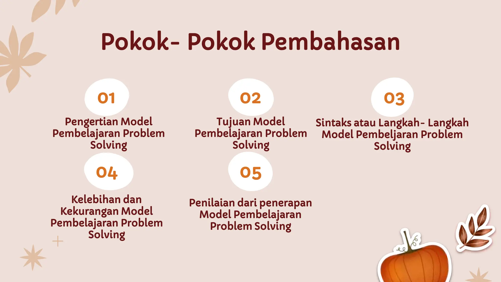 ProblemSolvingPPTKelompok Dasar Pembelajaran | PPTX