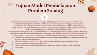 ProblemSolvingPPTKelompok Dasar Pembelajaran | PPT