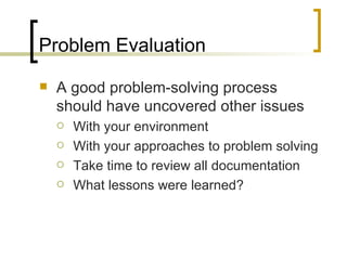 The Anatomy of Problem Solving | PPT