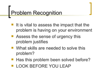 The Anatomy of Problem Solving | PPT