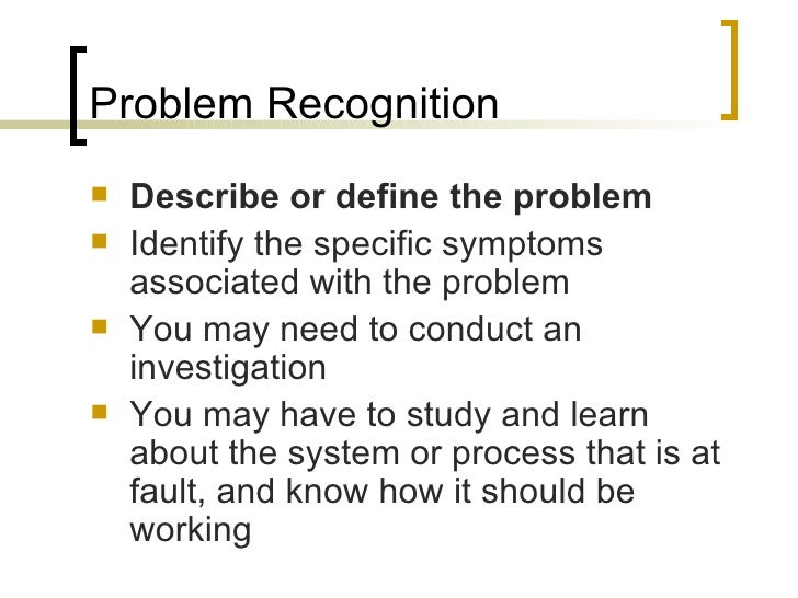 The Anatomy of Problem Solving