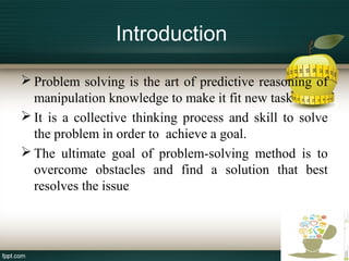 Problem solving and brainstroming | PPT