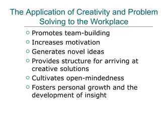 Problem Solving And Creativity | PPT