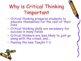Problem solving and_critical_thinking_eltecs | PPT