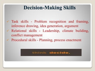 Problem solving and decision making | PPTX