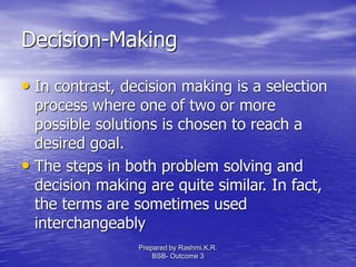 Problem solving and Decision making.ppt