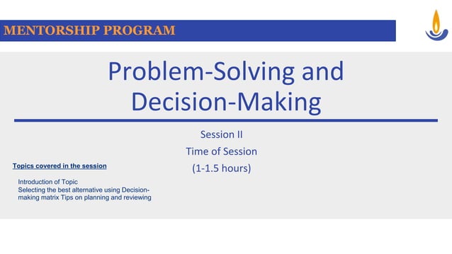 Problem Solving and Decision Making - II.pptx