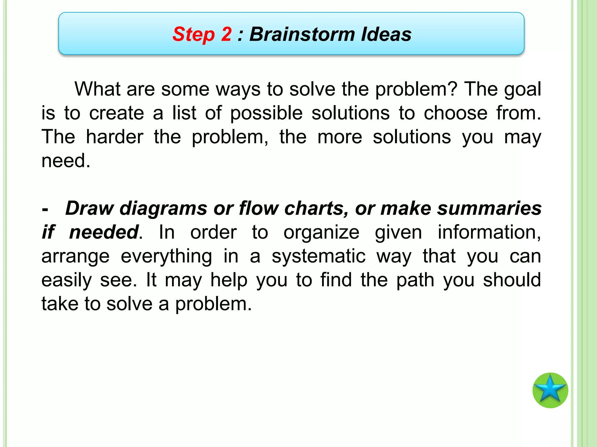 Problem solving technique , strategies | PPSX