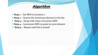 Problem Solving By Using Selection Sort.pptx