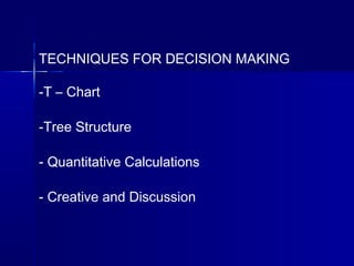Problem solving & decision making | PPT