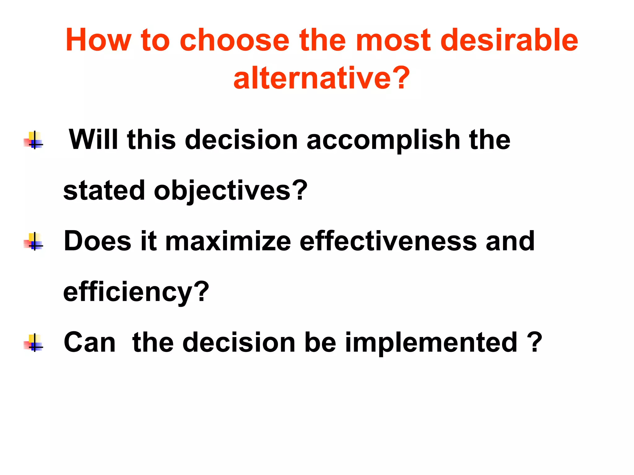 Problem solving &Decision Making | PPT