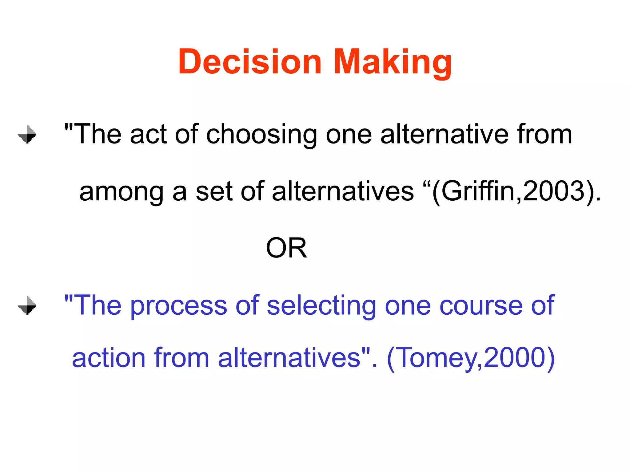 Problem solving &Decision Making | PPT