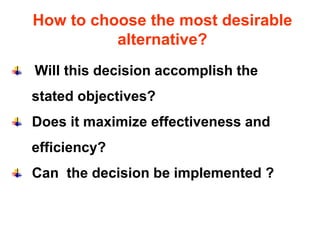 Problem solving &Decision Making | PPT